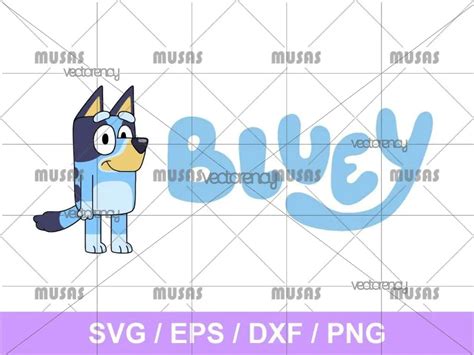 Bluey Svg Files Vectorency