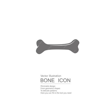 Premium Vector Vector Drawn Bones Icon Isolated On White Background