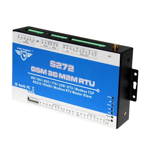 GSM G RTU Modbus I O Module To OPC Server AC Power Failure Recovery Monitoring Alarm Wireless