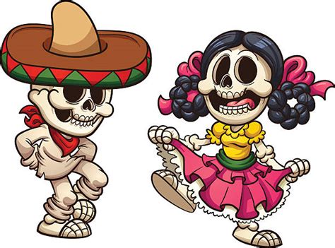 Day Of The Dead Skeleton Illustrations Royalty Free Vector Graphics