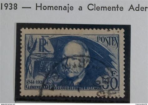 Frankrijk Francia Año 1938 Ingeniero Clemente Ader Usado
