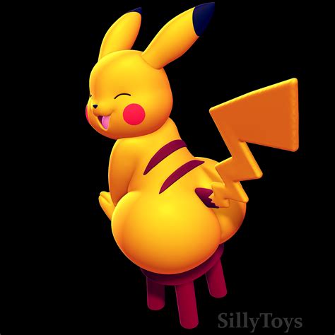Archivo 3d Pikachu Sentado En Un Taburete 🐉 ・objeto Para Impresora 3d Para Descargar・cults
