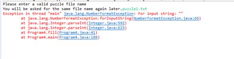 Java Working With Puzzle And Figuring How To Fix Out Of Bound Error
