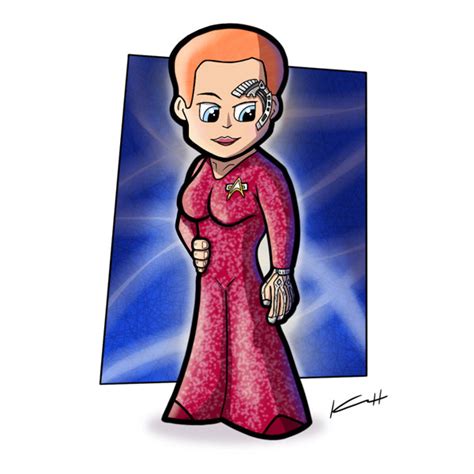 7 Of 9 Art Print Game Of Toons