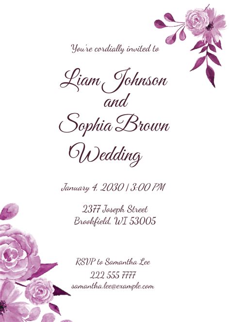 Free Royal Blue Invitation Template To Edit Online