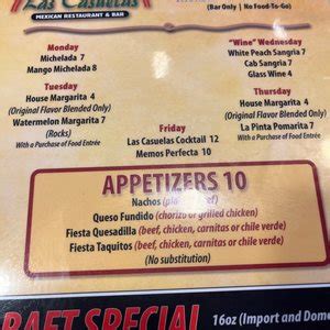 Las Casuelas Mexican Restaurant And Bar 385 Photos And 617 Reviews 1580