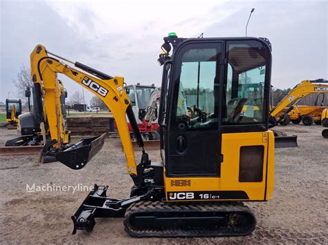 Jcb 16c 1 Mini Excavator For Sale From Poland Łuków Wm50200
