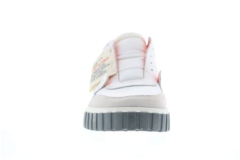 Diesel S Le Rua On Mens White Leather Slip On Lifestyle Sneakers Shoes