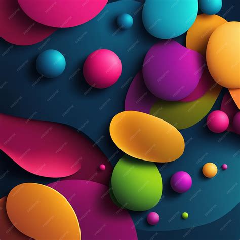 Premium Photo Abstract Modern Colorful Blob Background And Texture