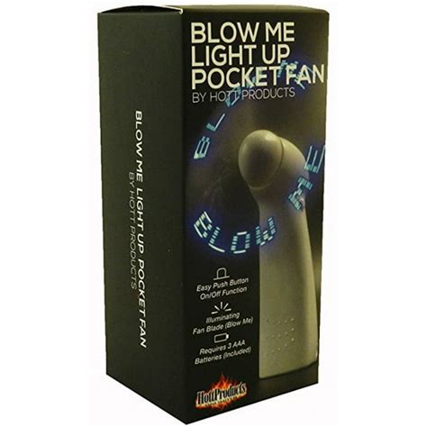 Hott Products Unlimited Blow Me Fan Blanco Walmart En Línea