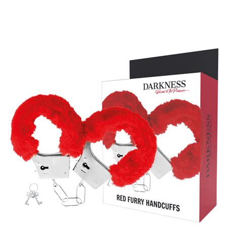 Darkness Pleasure Furry Handcuffs Red Glory Hole Self Service