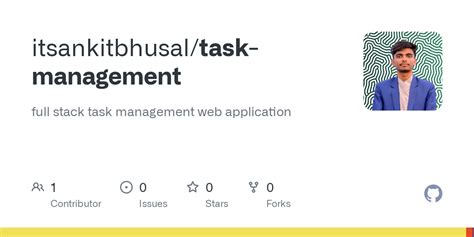 Github Itsankitbhusaltask Management Full Stack Task Management Web