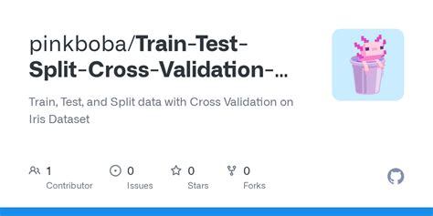 Train Test Split Cross Validation Iris Datasetreadmemd At Main · Pinkbobatrain Test Split