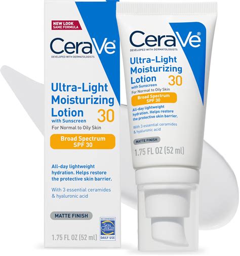 Cerave Am Facial Moisturizing Lotion Spf 50 Face Moisturizer With Spf Hyaluronic