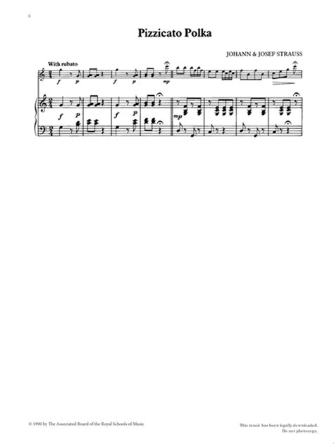 Pizzicato Polka Score And Part From Graded Music For Tuned Percussion