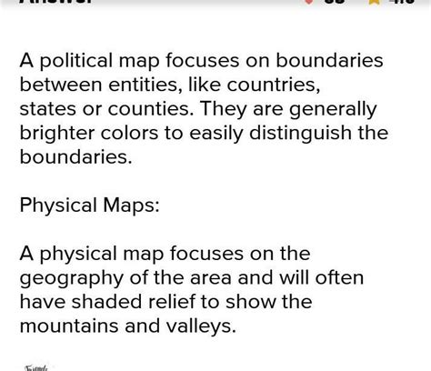 What Is Difference Between Political Map And Physical Map Free