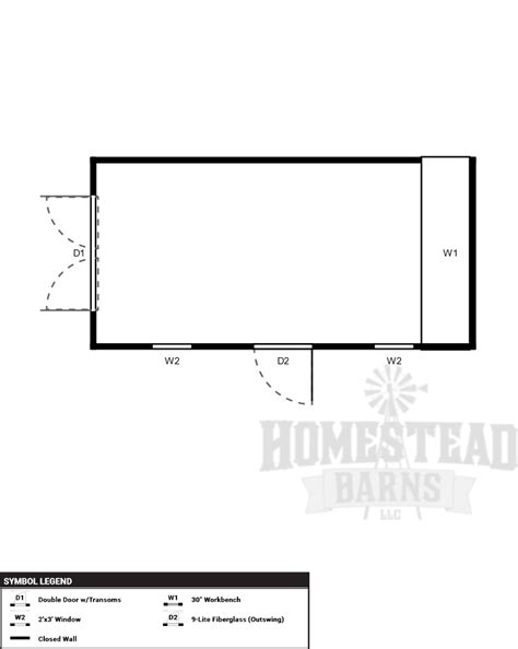 Klassic Garden Shed 10×20 Homestead Barns