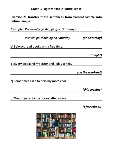 Grade 3 English Future Tense Grade 3 Forbest Academy
