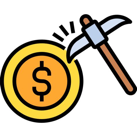 Mining Generic Color Lineal Color Icon