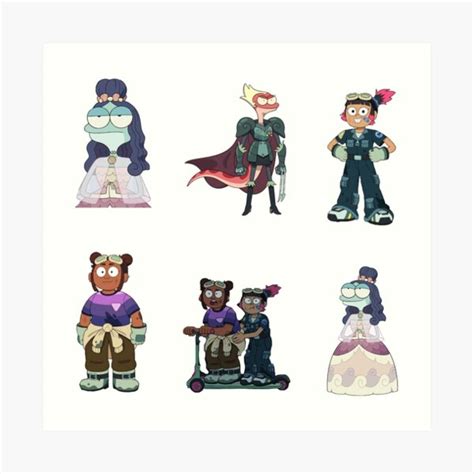 Amphibia Cute Stickers Pack But Its Only It Gals Jess Ally Lady