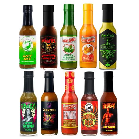 Coffret Challenge Queen Of Hot Ones 10 Sauces Piquantes