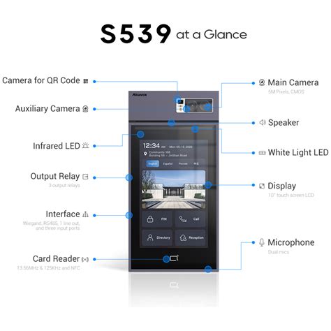 s539 akuvox 10 android video intercom aristel networks