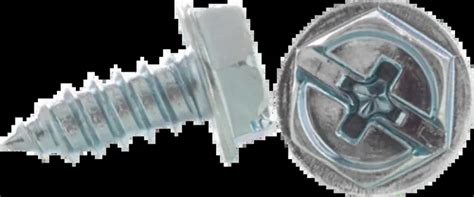 Minerallac Company 10 X 1 12″ Sheet Metal Screw Hex Washer Head