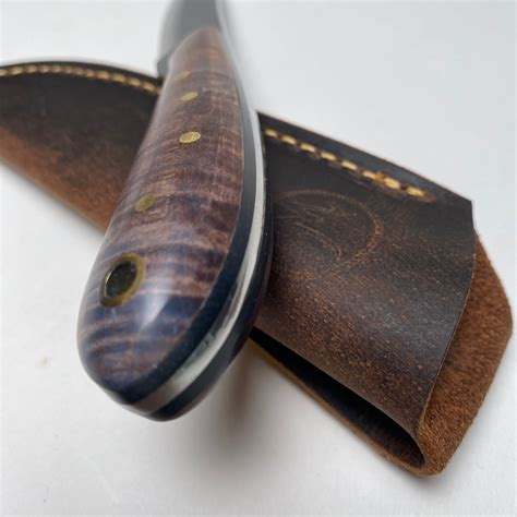 Ash Brown Hand Embellished Epoch Max Woody Brand Knives