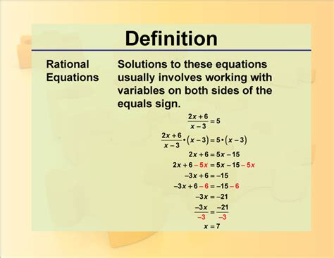 Rational Equations Intro To Adding And Subtracting Rational