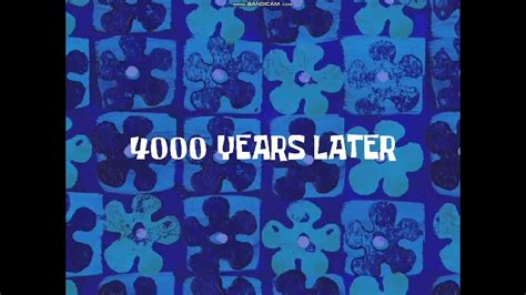 I Made The Extended Spongebob Timecards 1000 Years 10000 Years