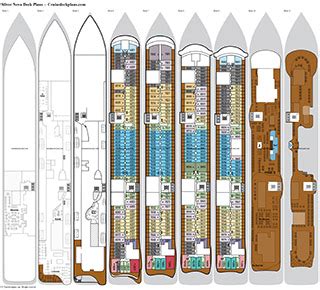 Silver Nova Decks Cabins Diagrams And Pics