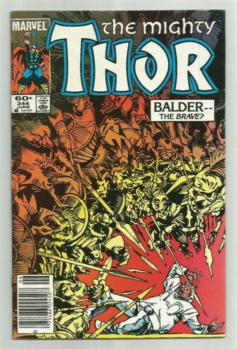Thor 344 ~ 1st App Malekith The Accursed ~ Fn 1984 Marvel Comics