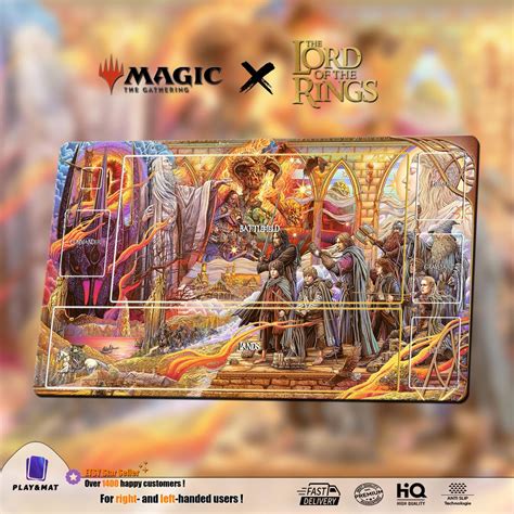 Middle Earth Limited Playmat Mtg Lotr 6035cm2414in Custom