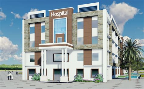 Modern Hospital Exterior Design