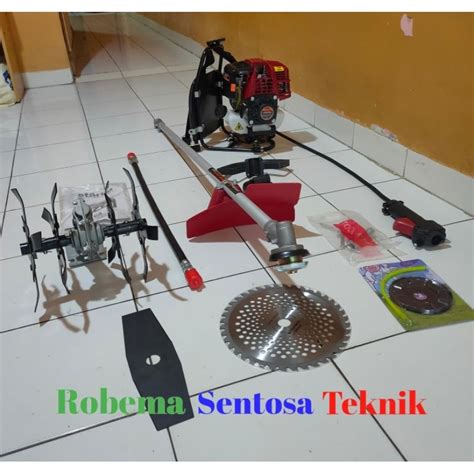 Jual Mesin Potong Rumput Model Honda Gx 31 4tak Multifungsi Komplit 4 Mata Pisau Shopee Indonesia