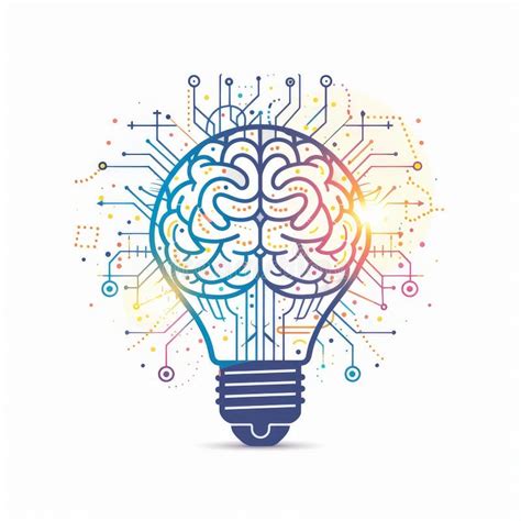 Creative Thinking Ideas And Innovation Concept With Lightbulb And Brainstorming Illustration
