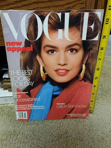 Cindy Crawford Christy Turlington Avedon Paulina Fur Furs Us Vogue 1986