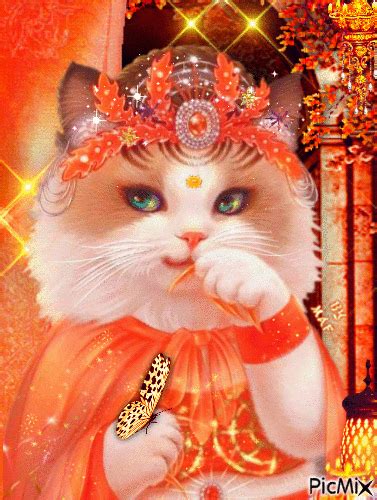 Odalisque Kitty  Animate Gratis Picmix