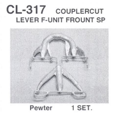 Details West Cl 317 Coupler Cut Lever F Unit Front Sp Ho Scale