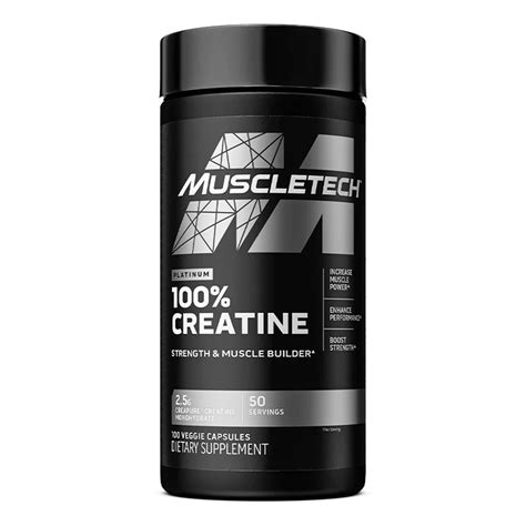 Muscletech Platinum 100 Creatine Capsules Creatine Capsules