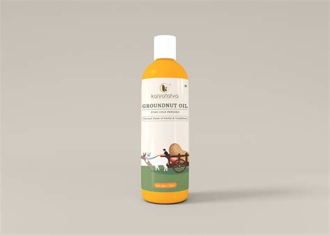 Groundnut Oil Logo And Label Design By Wdsoft