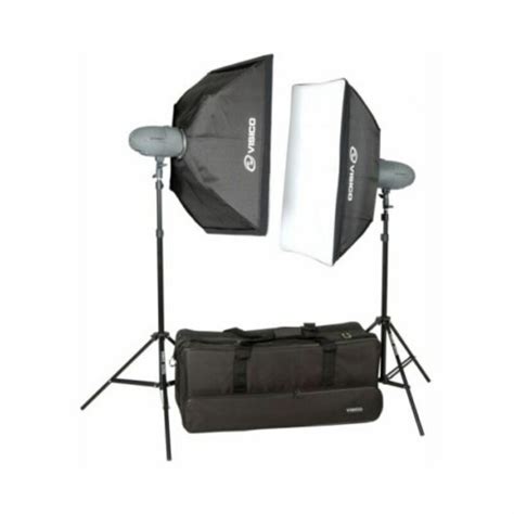 New Visico Studio Flash Vl 200 Plus Softbox Kit Kenyatronics
