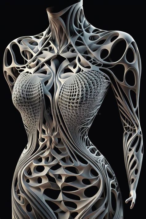 Parametric Pattern For A Full Human Body Shape And Curves Generative