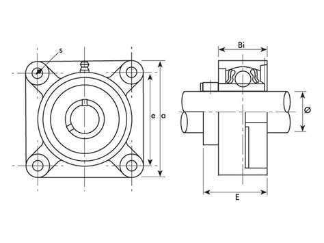 Ntn Snr Four Bolt Flanged Unit Ucfx15 48