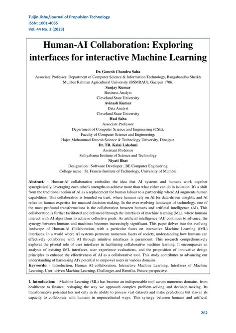 Pdf Human Ai Collaboration Exploring Interfaces For Interactive