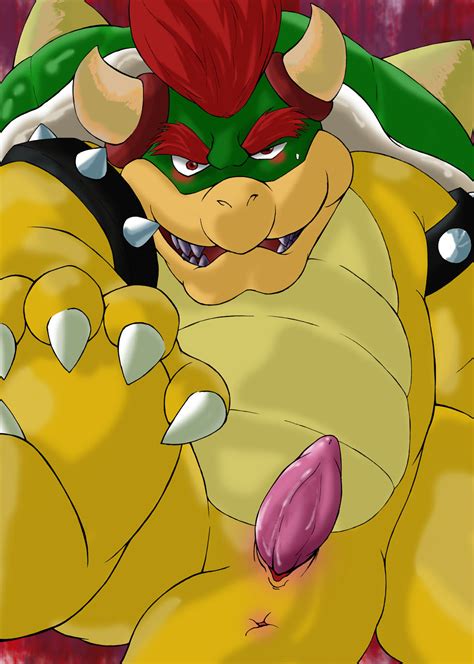 Rule 34 Bowser God Wanko Green Shell Koopa Male Only Mario Series