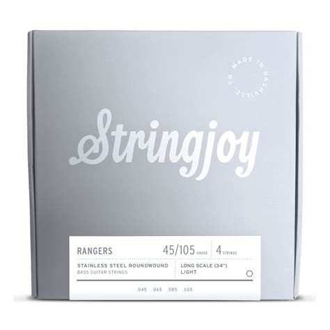 Stringjoy Stainless Steel Rangers 45 105 Bass Buddha