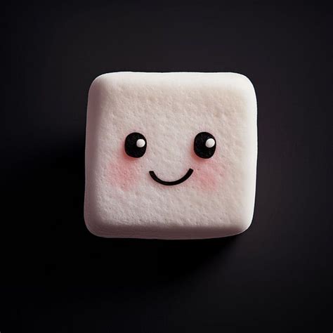 Cute Marshmallows With Faces Cover Photo