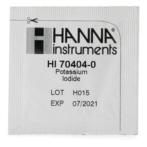 Potassium Iodide Powder Packets 100 Packets Hi70404 Hanna