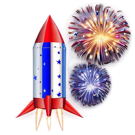Colorful Firework Rocket Png Jsn Png Image